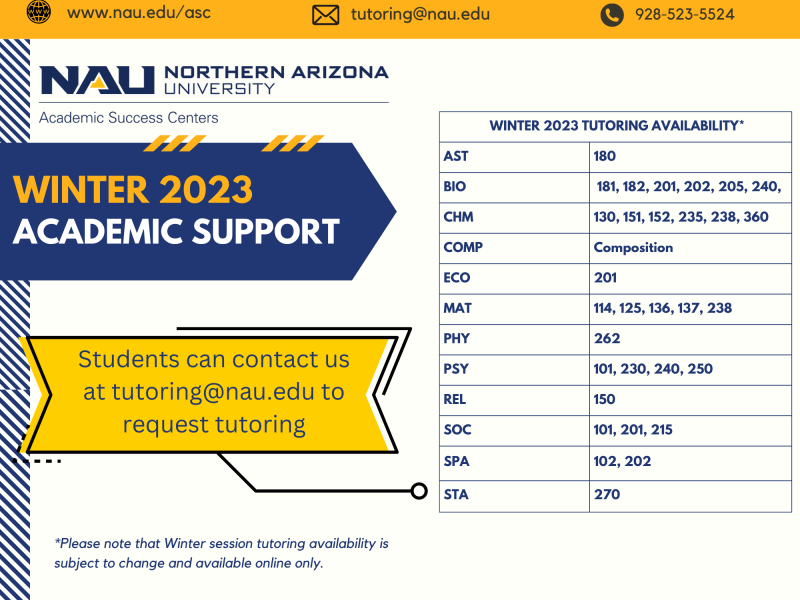 Tutoring | Academic Success Centers